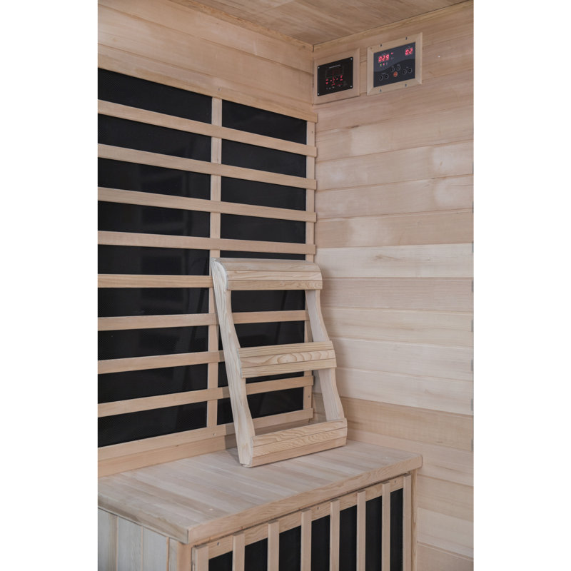 Heatwave Sonoma 4-Person Hemlock Infrared Sauna with 9 Carbon Heaters | Wayfair
